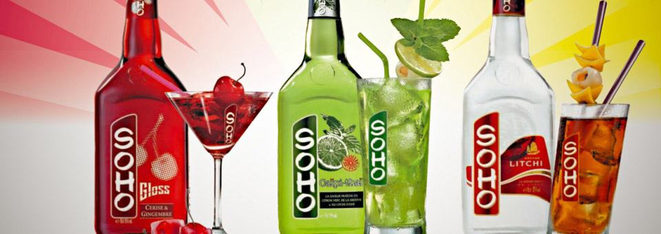 Soho : cocktails Bubble Gloss, Litchi T et Caïpi-Thaï