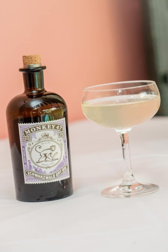 Monkey 47 : cocktails par P. Wiznitzer, G. Buda et S. Hoard